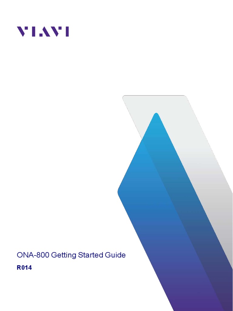 ONA-800 Getting Started Guide | PDF