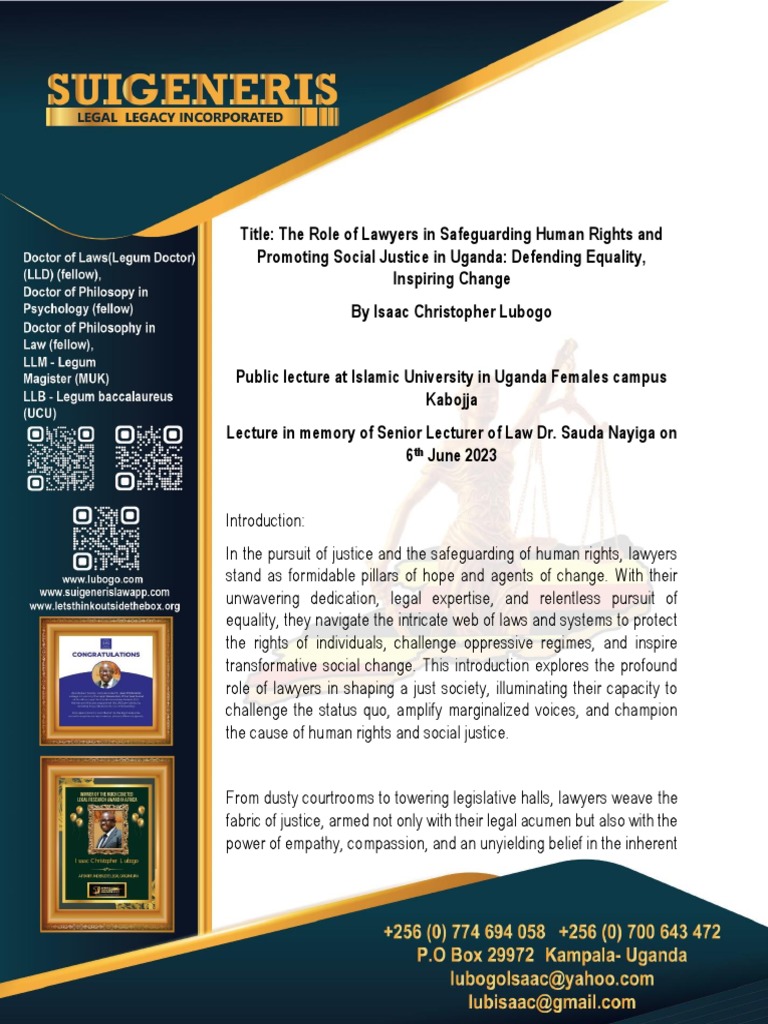 Public Lecture in Memory of Dr. Sauda at Iuiu Females Campus Kaboja by ...