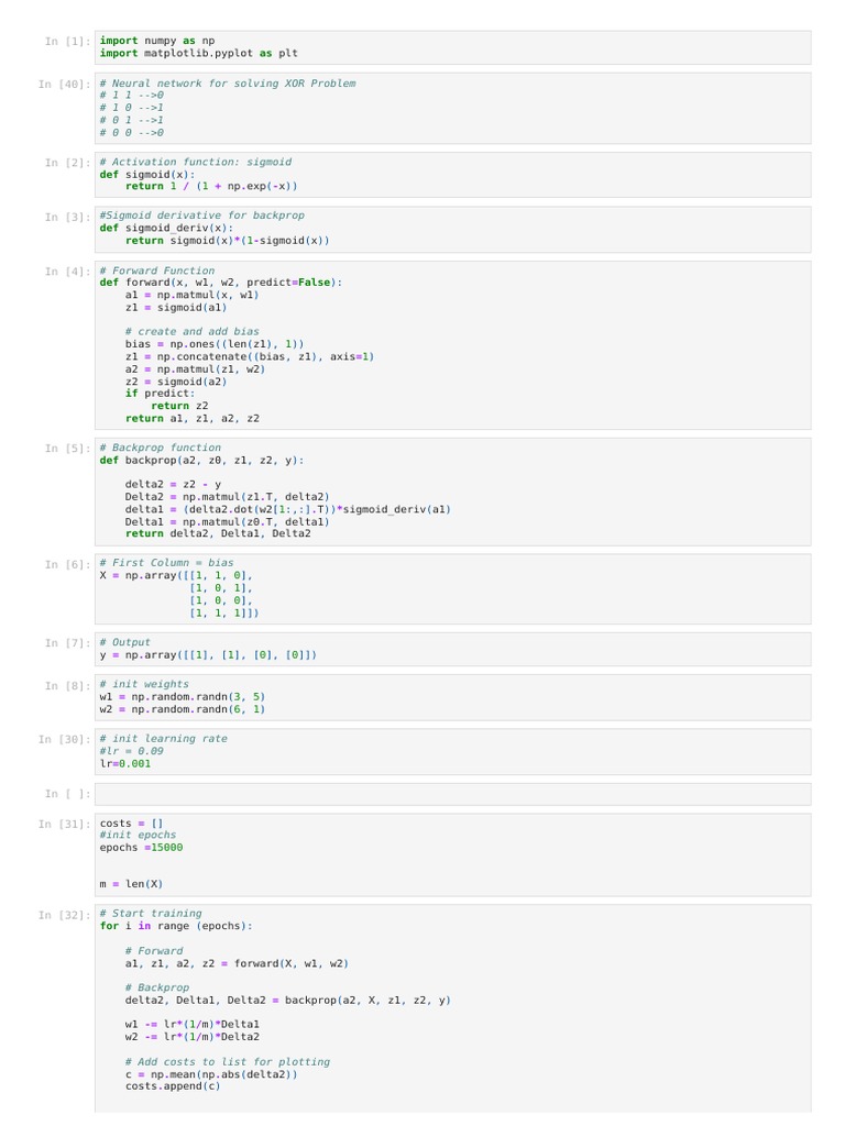 Xor Problem 1 Pdf