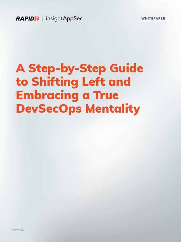 Rapid7 Whitepaper Shifting Left SDLC | PDF