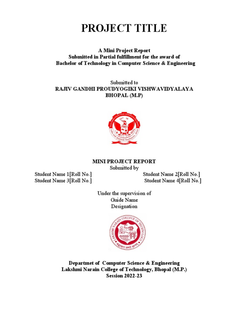 New Format Mini Project-1 | PDF | Page Layout | Computing