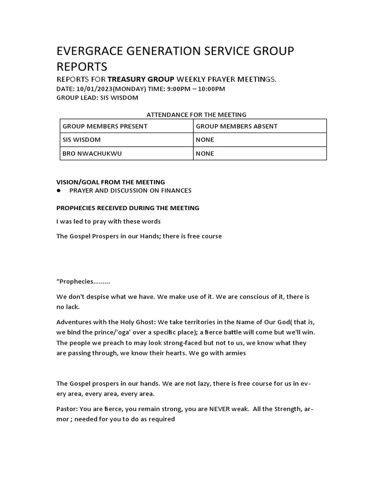 Egc Treasury Report 10.01.23 | PDF