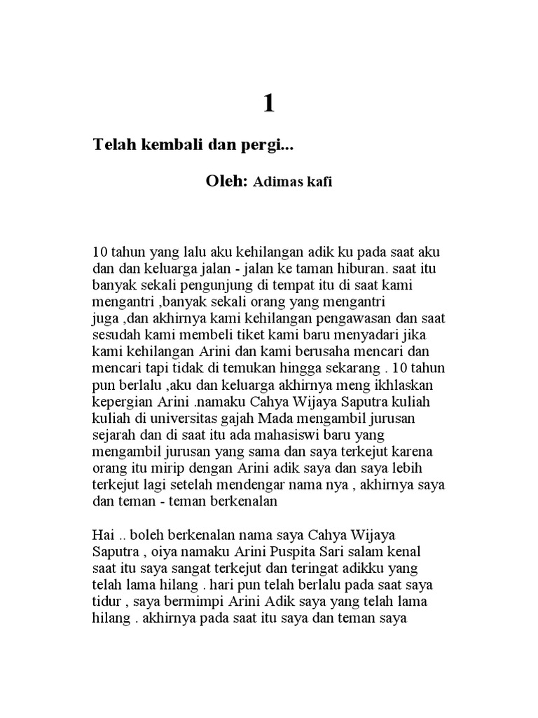 Cerpen Bersama | PDF