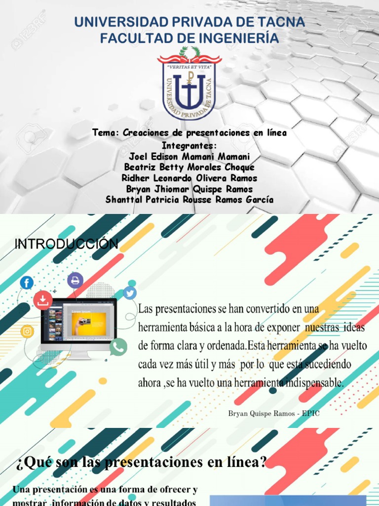 Presentaciones en Línea-Grupo - 08 | PDF | Informática | Software