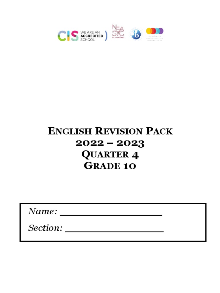 English G10 RP Q4 2022-2023 | PDF