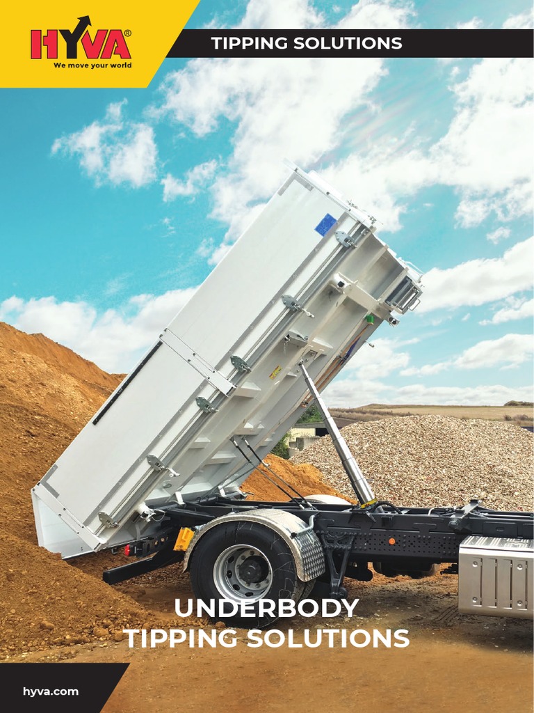 Hyva Underbody Tipping Solutions | PDF | Equipment | Manufactured Goods
