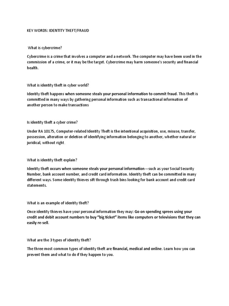 Mil Key Words | PDF | Identity Theft | Security