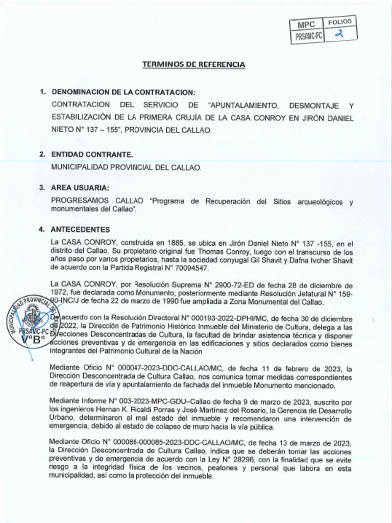 TRD Apuntalamiento | PDF