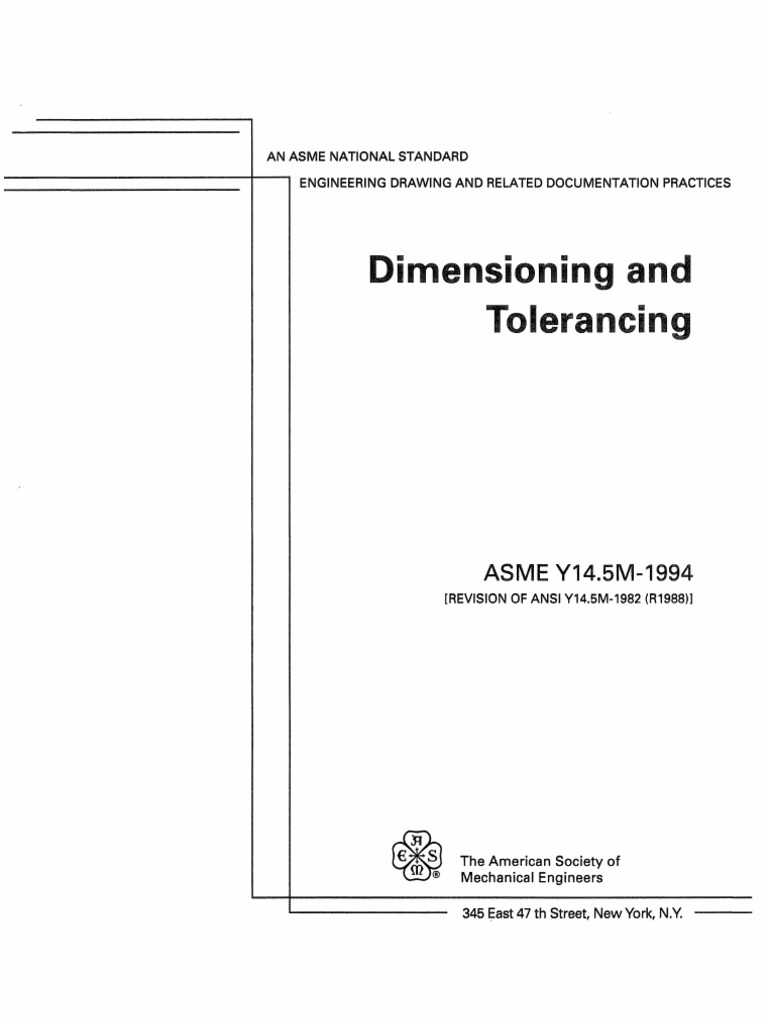 ASME Y14.5M-1994