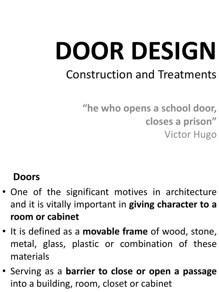 Door | PDF | Door | Wall