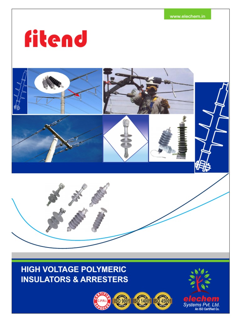 Surge Arrestors and Insulator Catalogue | PDF | Insulator (Electricity ...