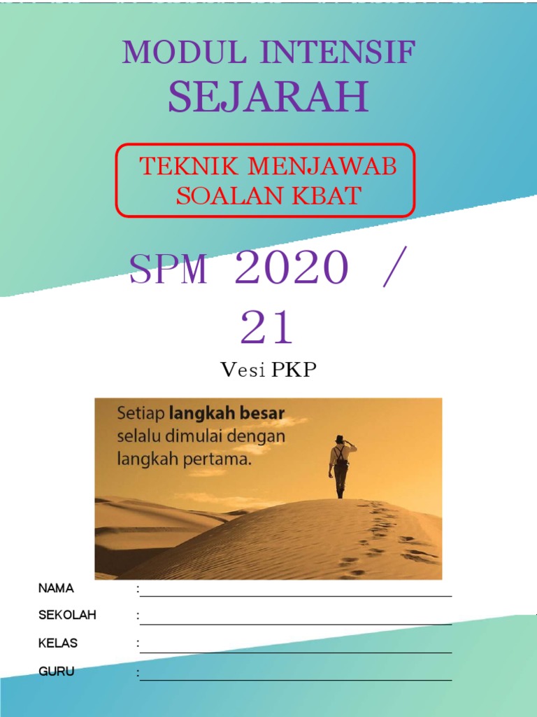 Modul Teknik Kbat 2020 | PDF