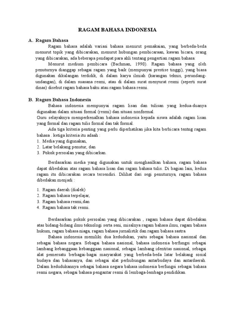 Paper Bahasa Indonesia | PDF