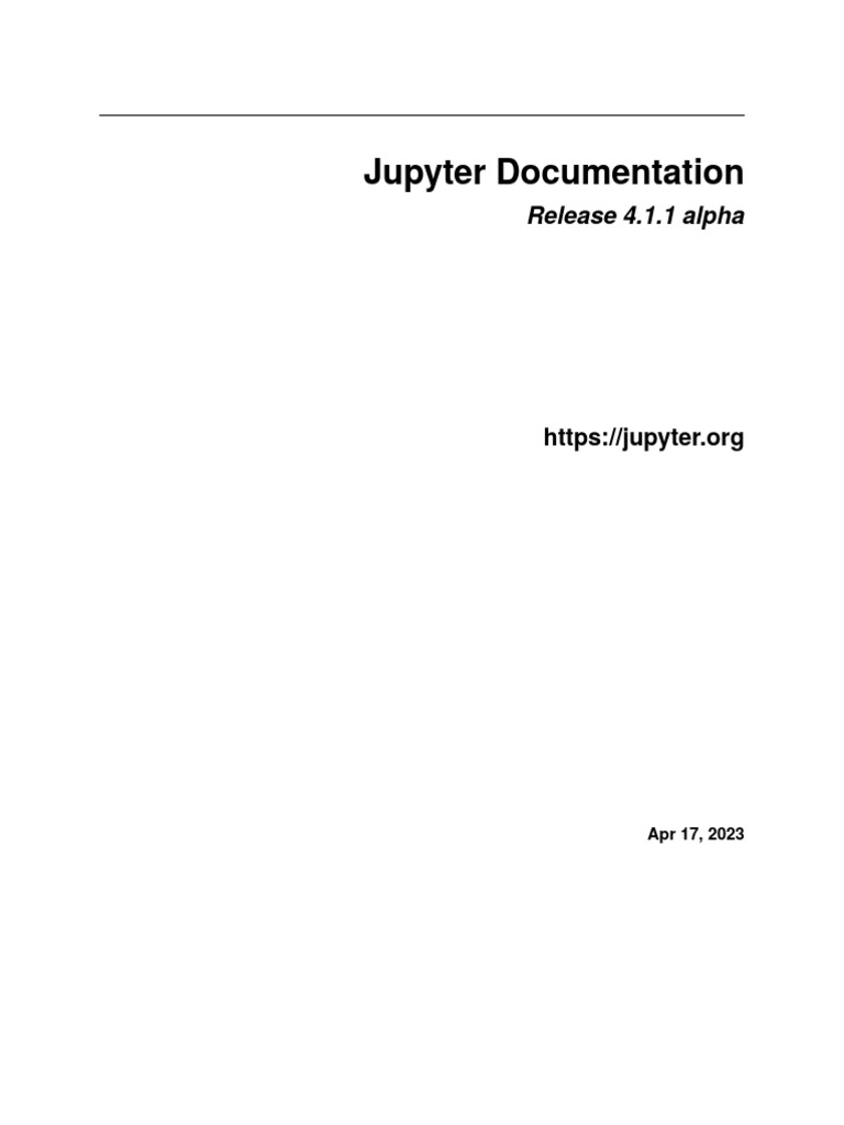 Docs Jupyter Org En Latest Pdf Command Line Interface Computer File 2334