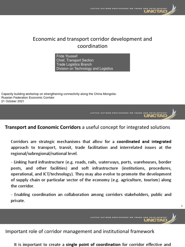 Frida Youssef-Unctad | PDF | Transport | Infrastructure