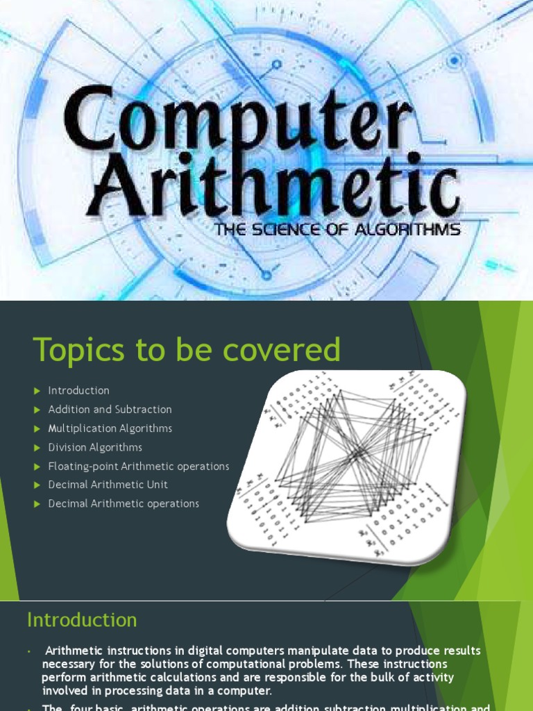 Computer Arithmetic-1 | PDF | Arithmetic | Subtraction