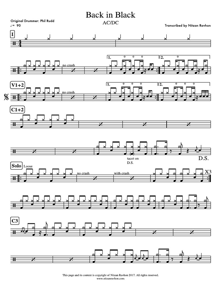 ACDC - Back in Black | PDF