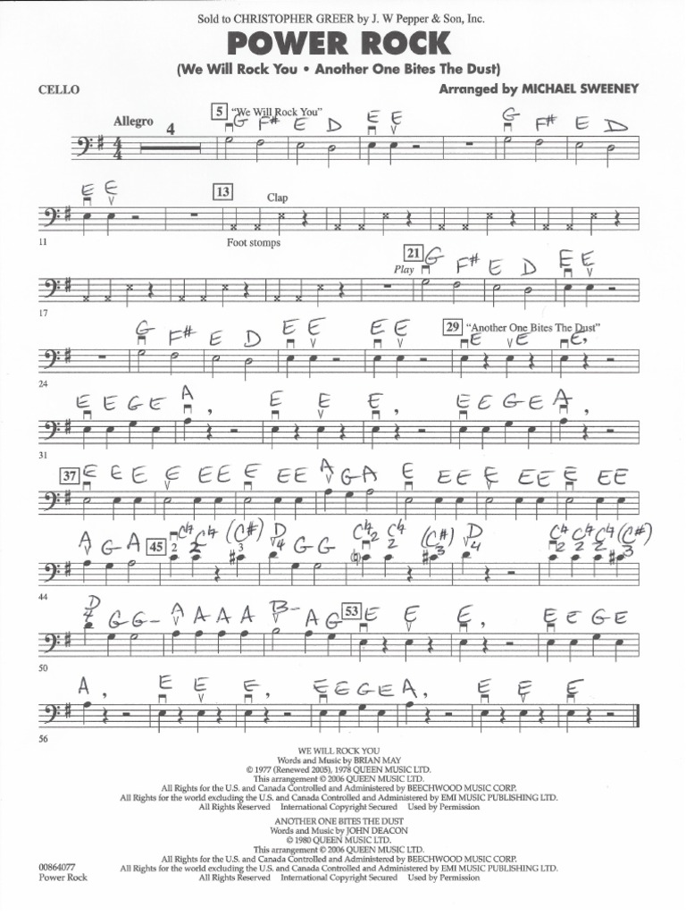 Power Rock Cello | PDF