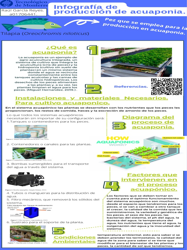 Infografía Acuaponia | PDF | Acuaponia