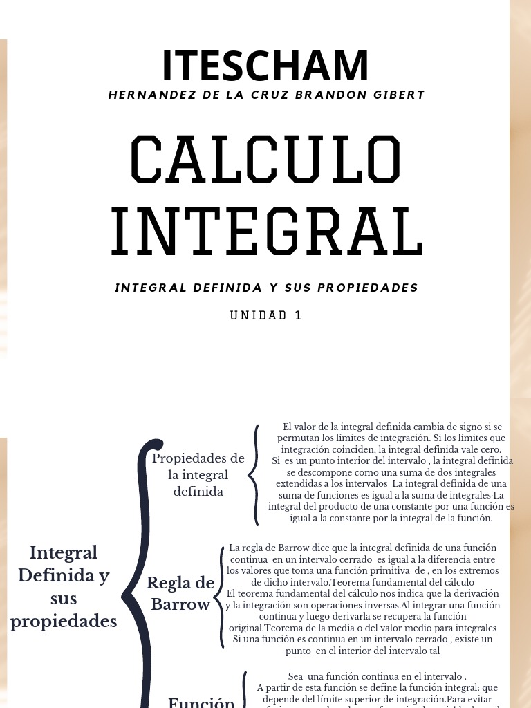 Itescham: Calculo Integral | PDF | Integral | Función (Matemáticas)
