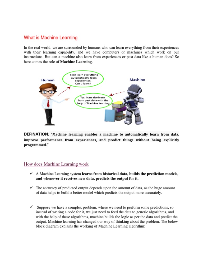 Machine Learning | PDF | Machine Learning | Applied Mathematics