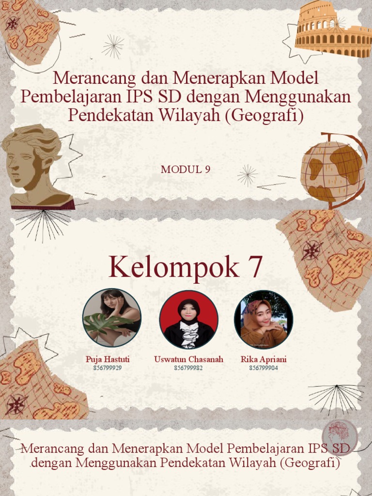 MERANCANG DAN MENERAPKAN MODEL PEMBELAJARAN IPS SD DENGAN MENGGUNAKAN PENDEKATAN WILAYAH ...