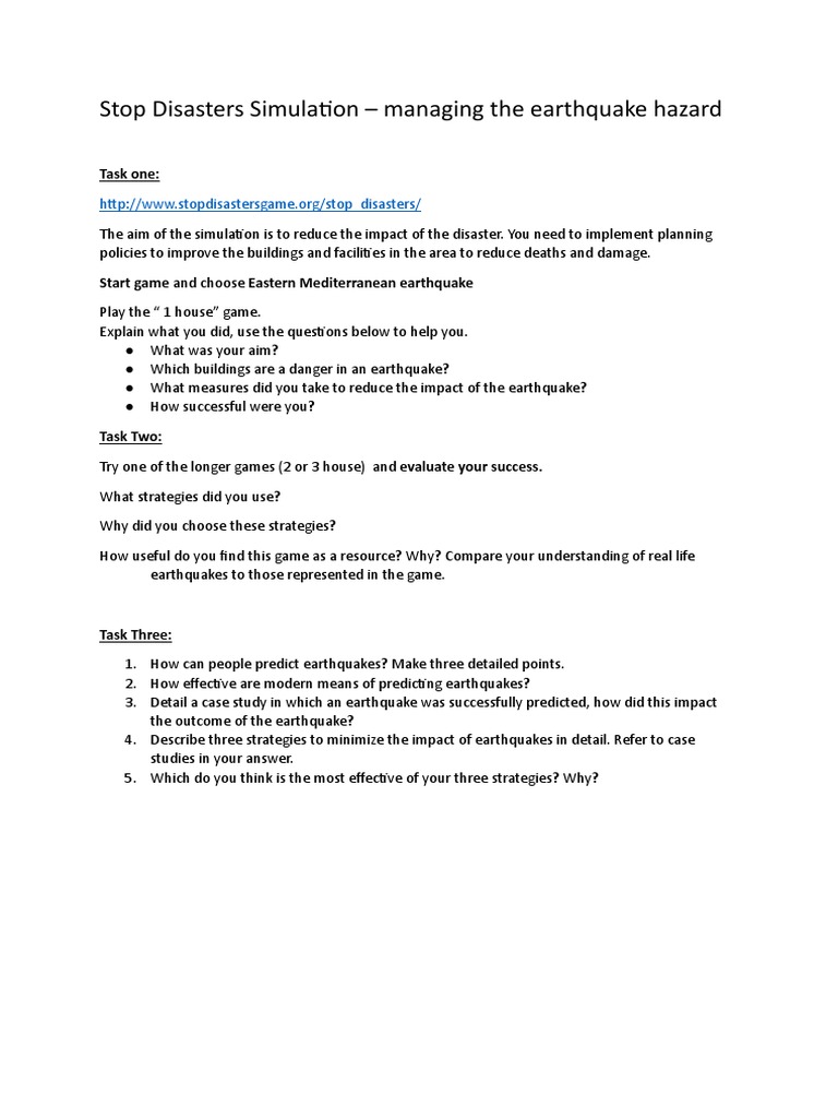 Marie-Helene Reiner - 4.0.stop Disasters Simulation | PDF | Career ...