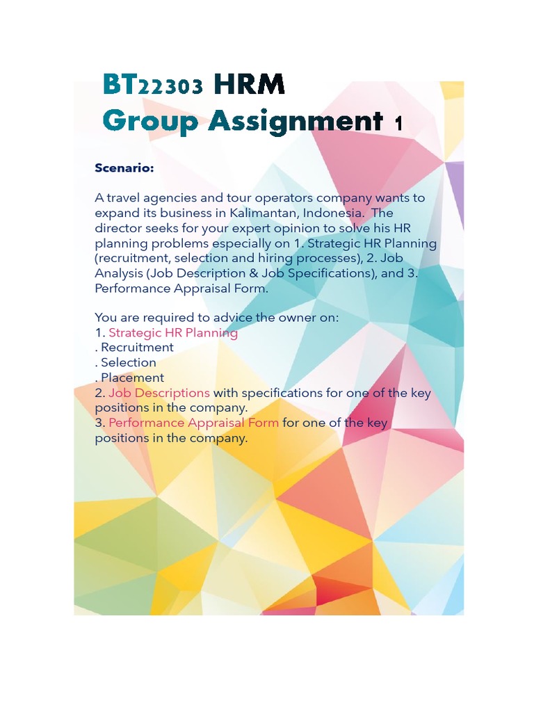 Group Assignment 1 | PDF
