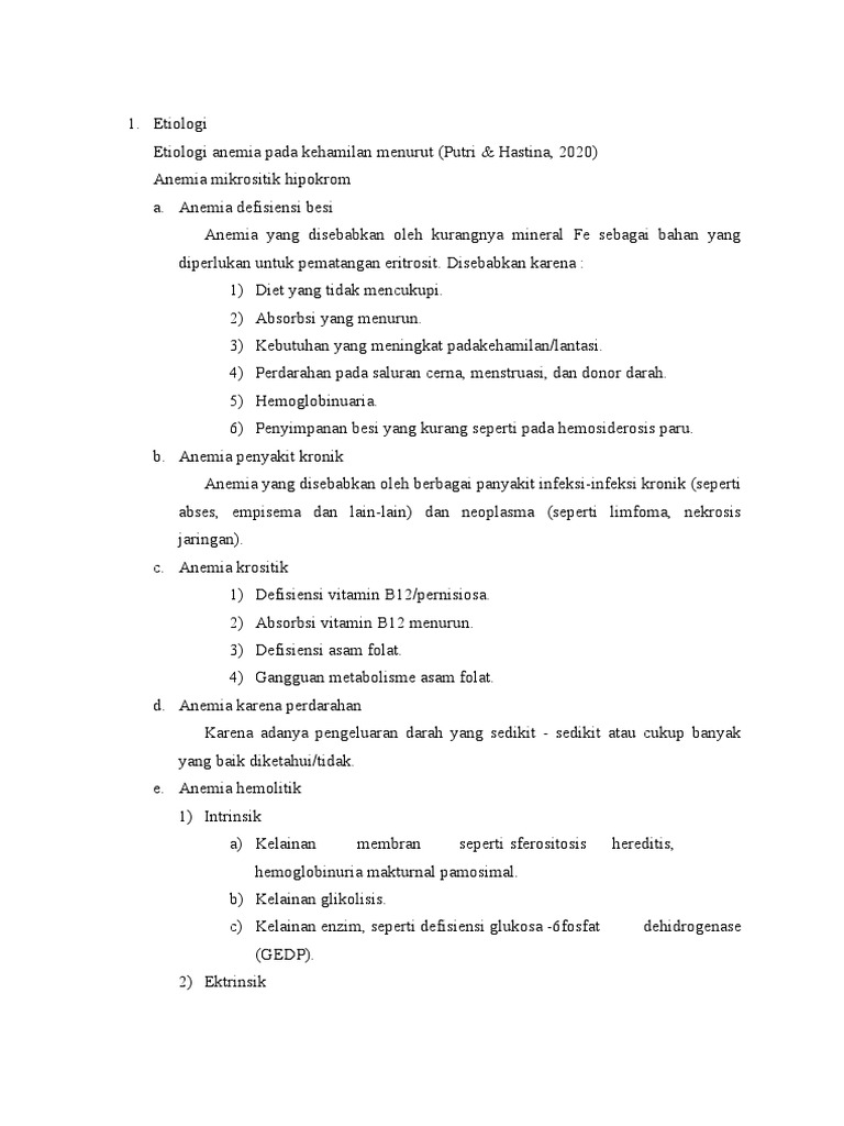 LP anemia | PDF
