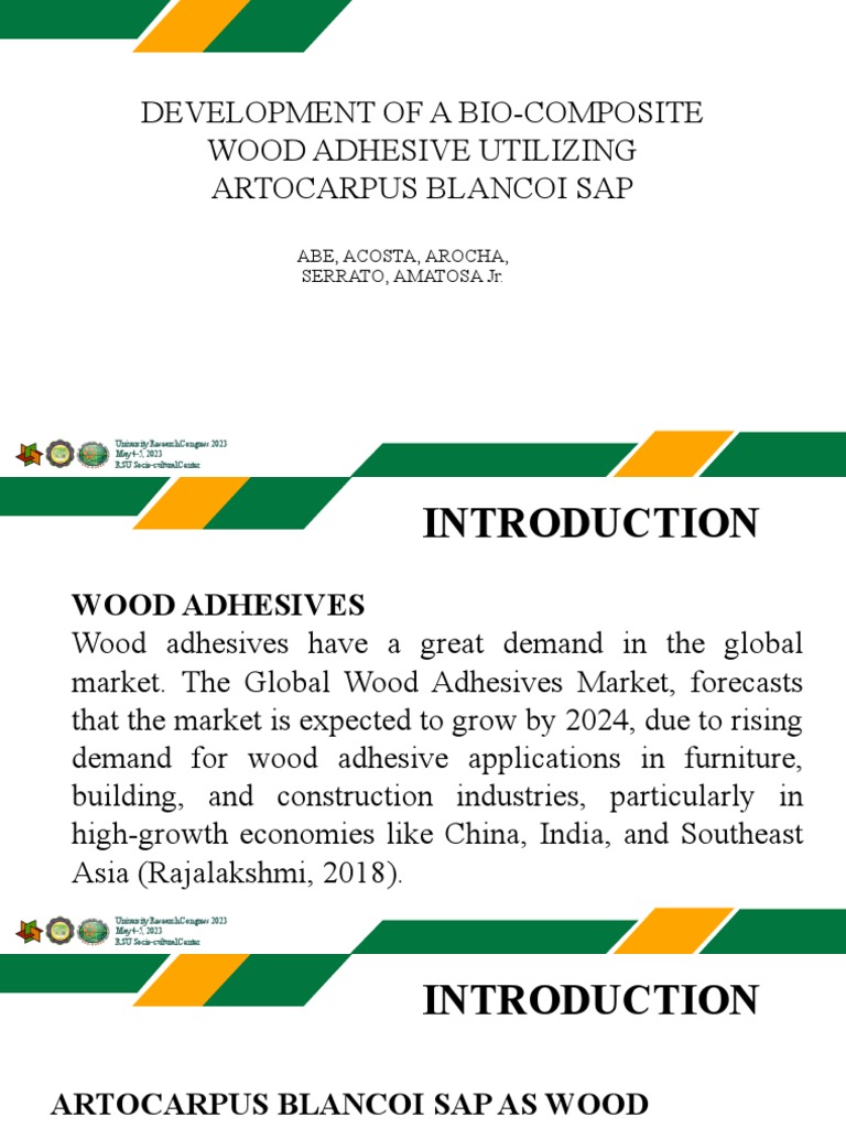 Bio-composite Wood Adhesive Study | PDF | Adhesive | Wood