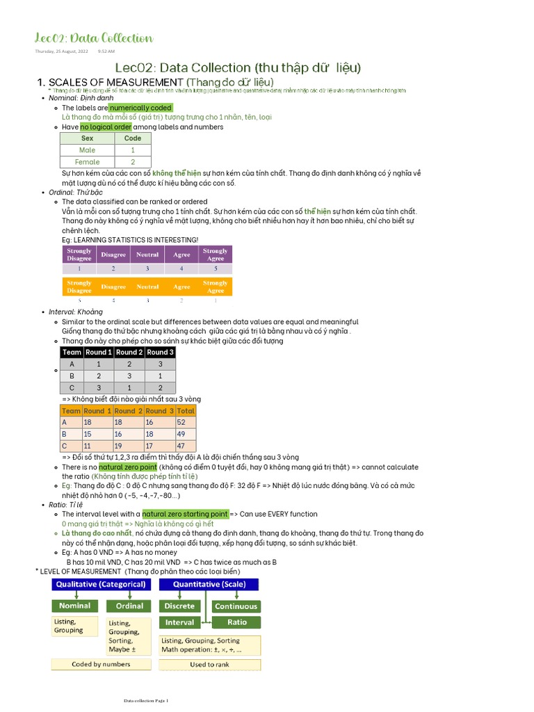 Lec02 Data Collection | PDF