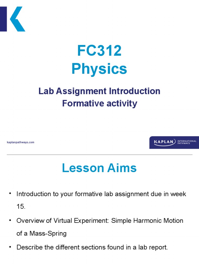 Physics Lab Assignment - Introduction | PDF | Experiment | Laboratories