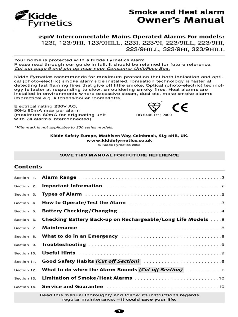 Brandalarm Brandmelder Guid | Download Free PDF | Guarantee ...