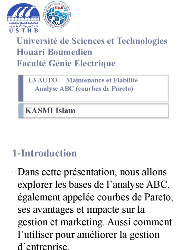 Analyse ABC (Courbes de Pareto) | PDF | Business | Économie