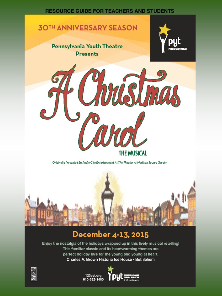 A-Christmas-Carol-Teacher-Resource-Guide | PDF | Ebenezer Scrooge | A ...
