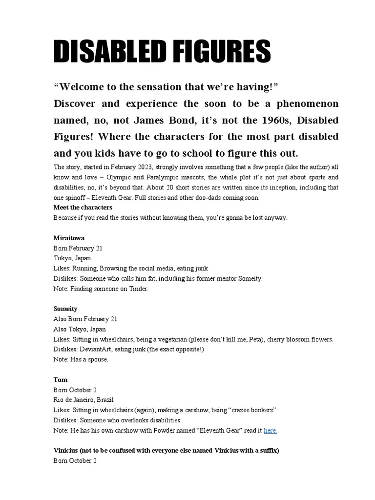 Disabled Figures | PDF