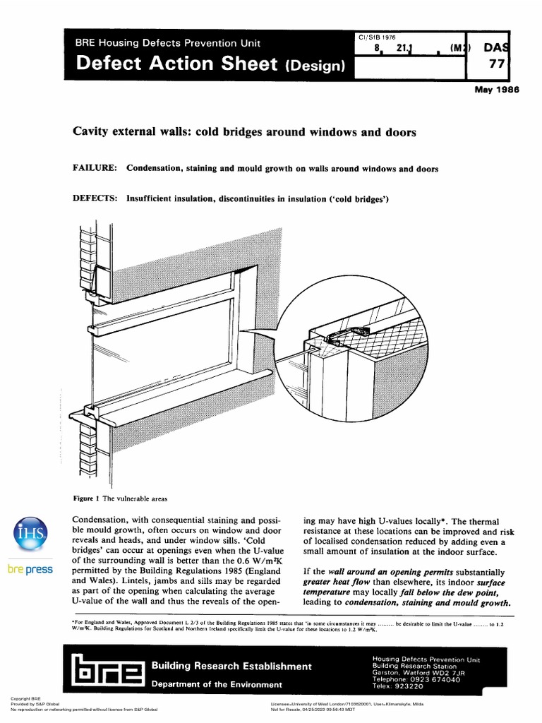 Cold bridges windows and doors | PDF