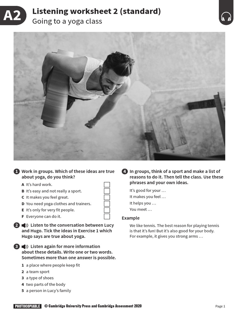 Listening WS 2 Standard | PDF