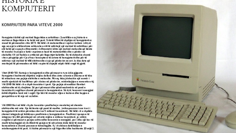 Historia e Kompjuterit | PDF