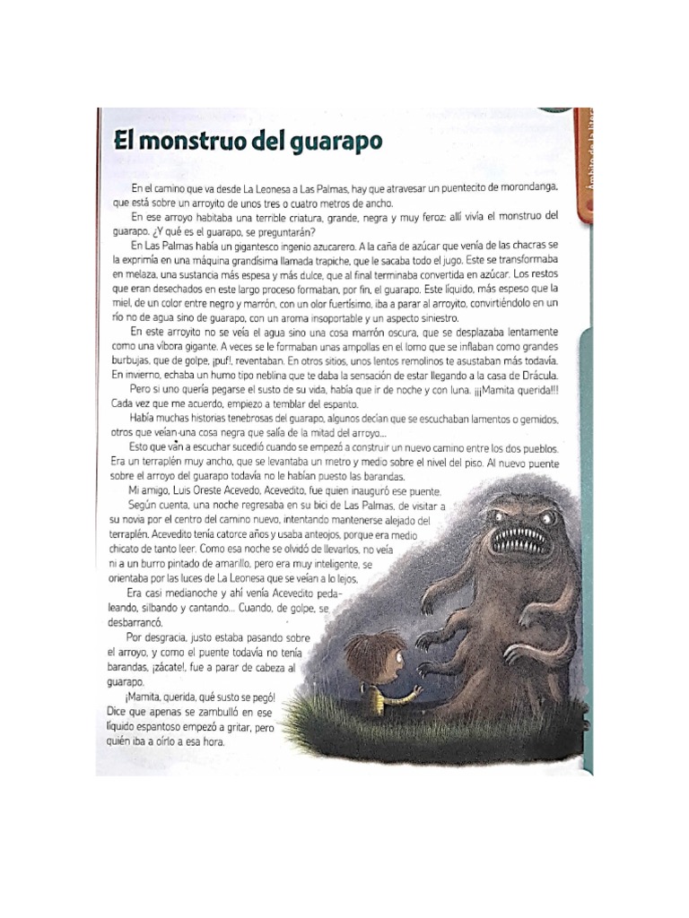 El Monstruo Del Guarapo | PDF