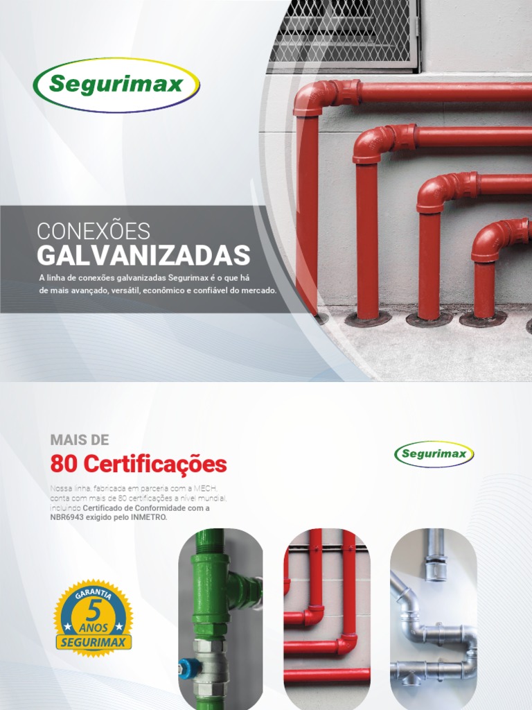 Catálogo Galvanizados Segurimax - Web | PDF | Física Aplicada e Interdisciplinar