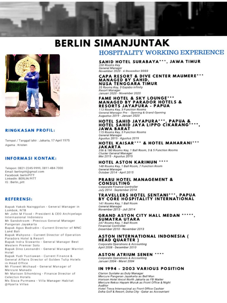 CV Berlin 2022 | PDF