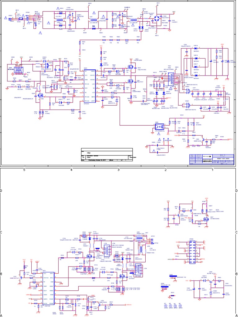 Hisense HE55A6500UWTS Power Diagram | PDF