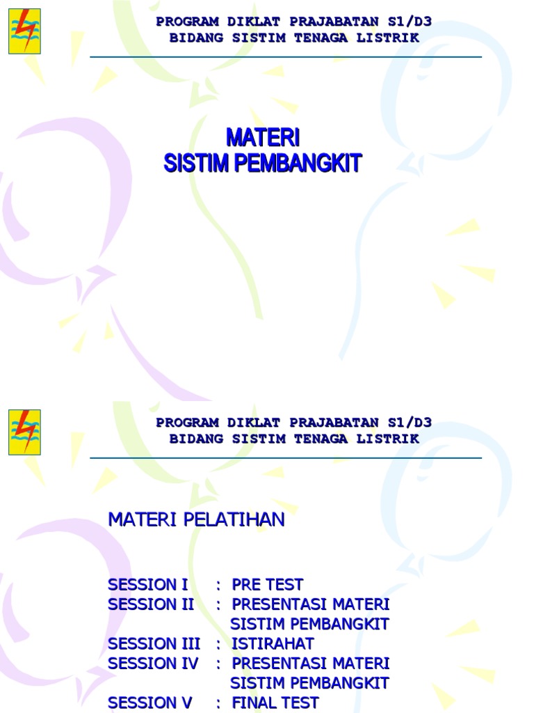 Materi 6 Sistem-Pembangkit | PDF