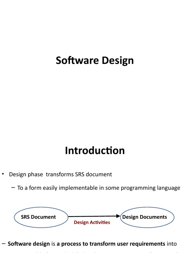 Software Design | PDF | Modular Programming | Object (Computer Science) Software Design | PDF | Modular Programming | Object (Computer Science)