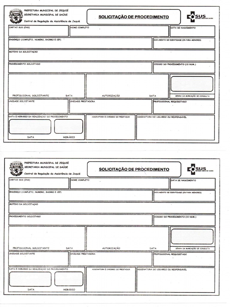 Procedimento SUS | PDF