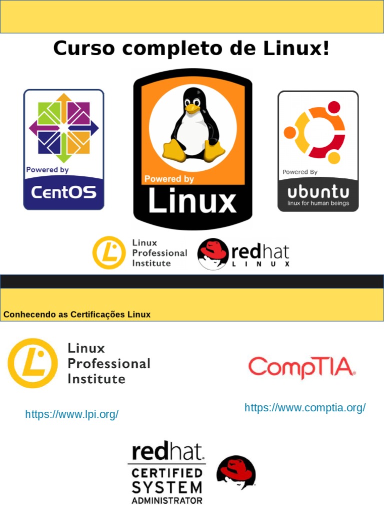 Aula 5 - Conhecendo as Certificações Linux | PDF