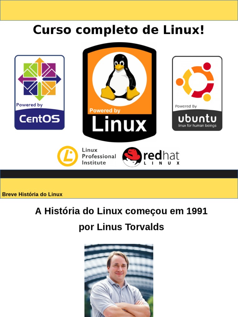 Aula 3 - Breve História Do Linux | PDF | Computadores