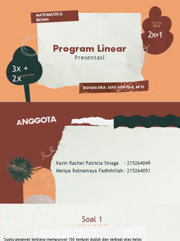 Optimasi Program Linear Bisnis | PDF