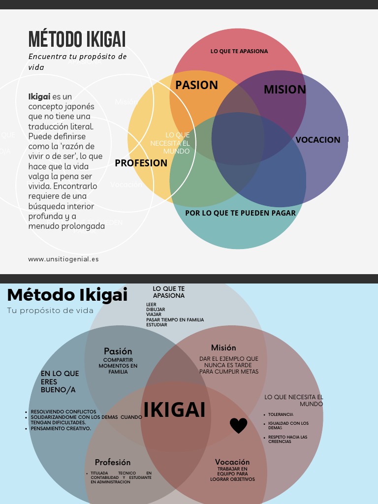 Ejemplos y Diagrama del Ikigai | PDF